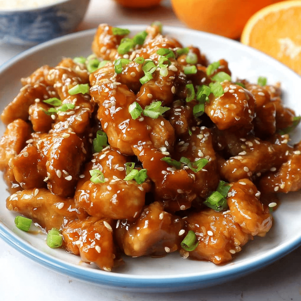 Homemade Chinese Orange Chicken