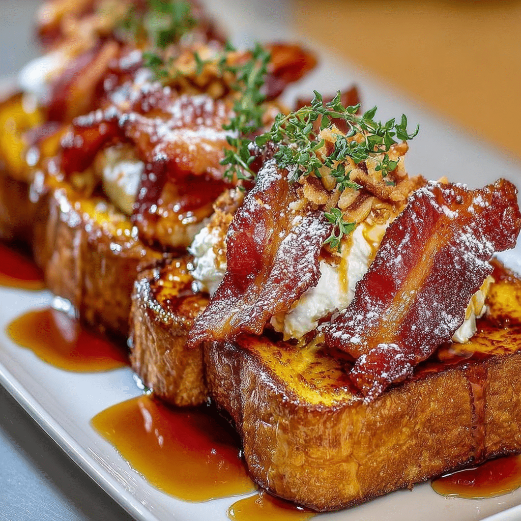 Bourbon Maple Bacon French Toast
